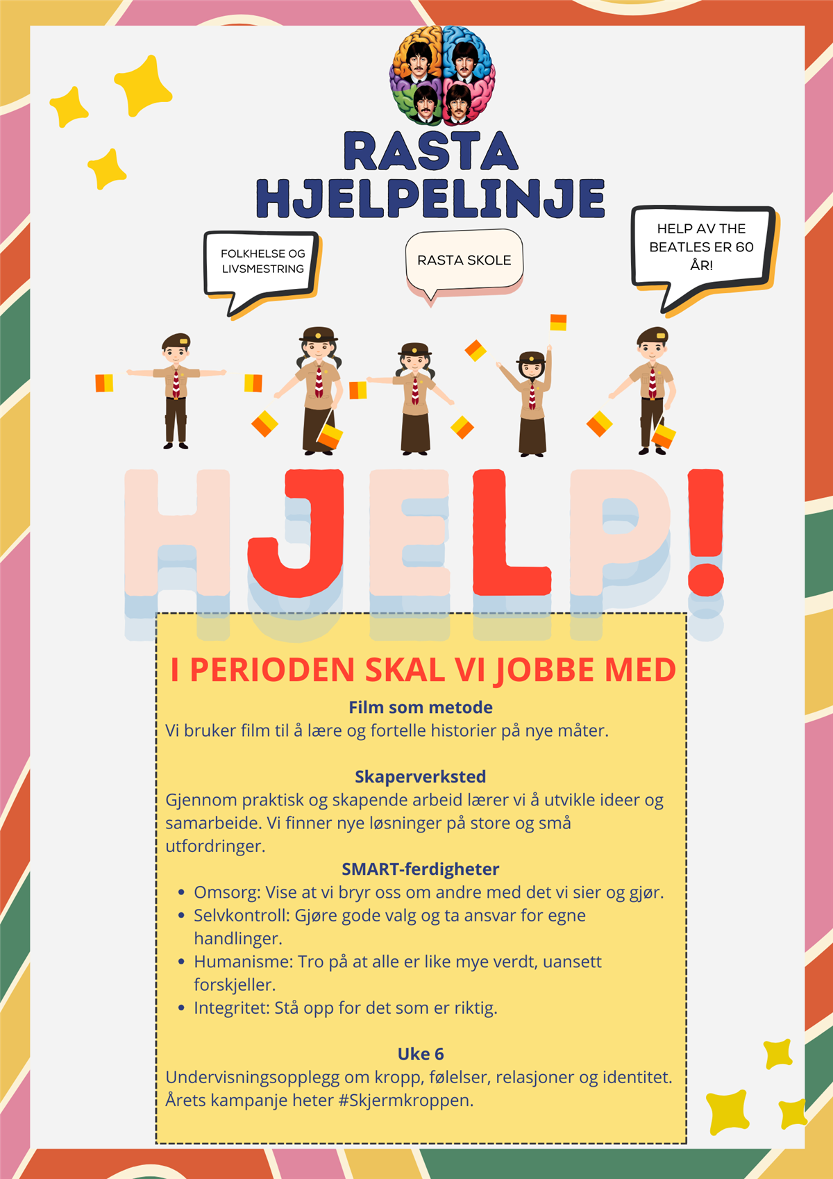 Ny temaperiode: Rasta hjelpelinje - Rasta skole